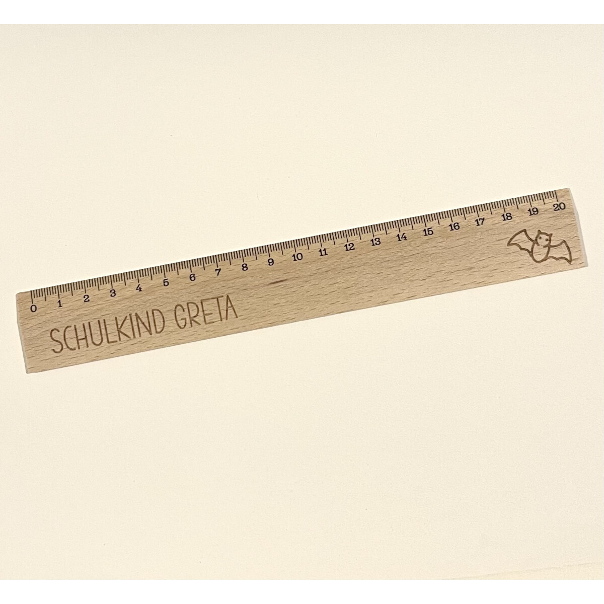 Little Pippa Lineal aus Holz mit Name - Little Pippa | Der Miniexpert