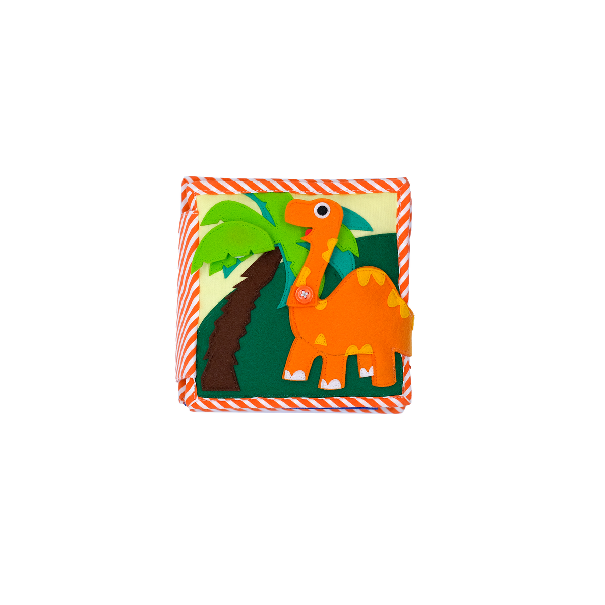 Jolly Designs Dino Freunde - 6 Seiten Mini Quiet Book - Little Pippa